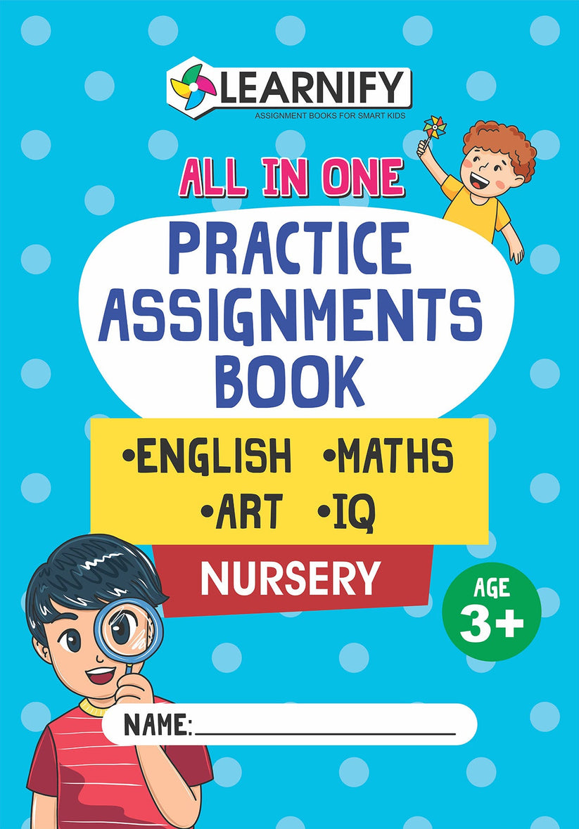 All In One Practice Assignments Book Nursery | Pinwheel Books